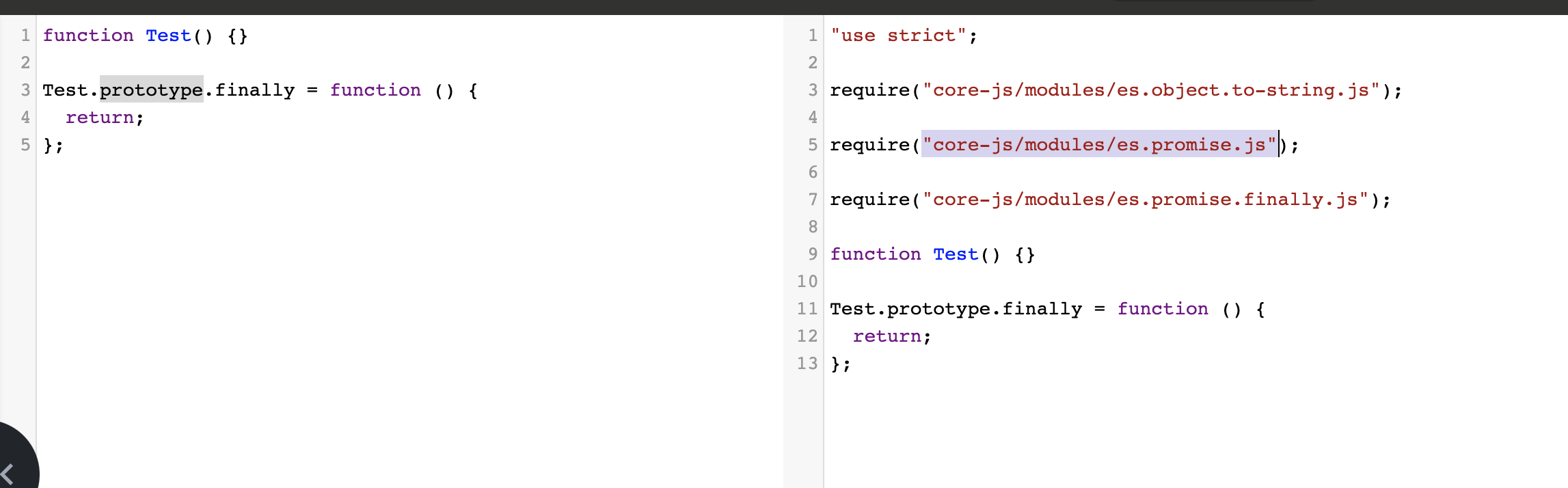 this is a bug? · Issue #974 · zloirock/core-js · GitHub