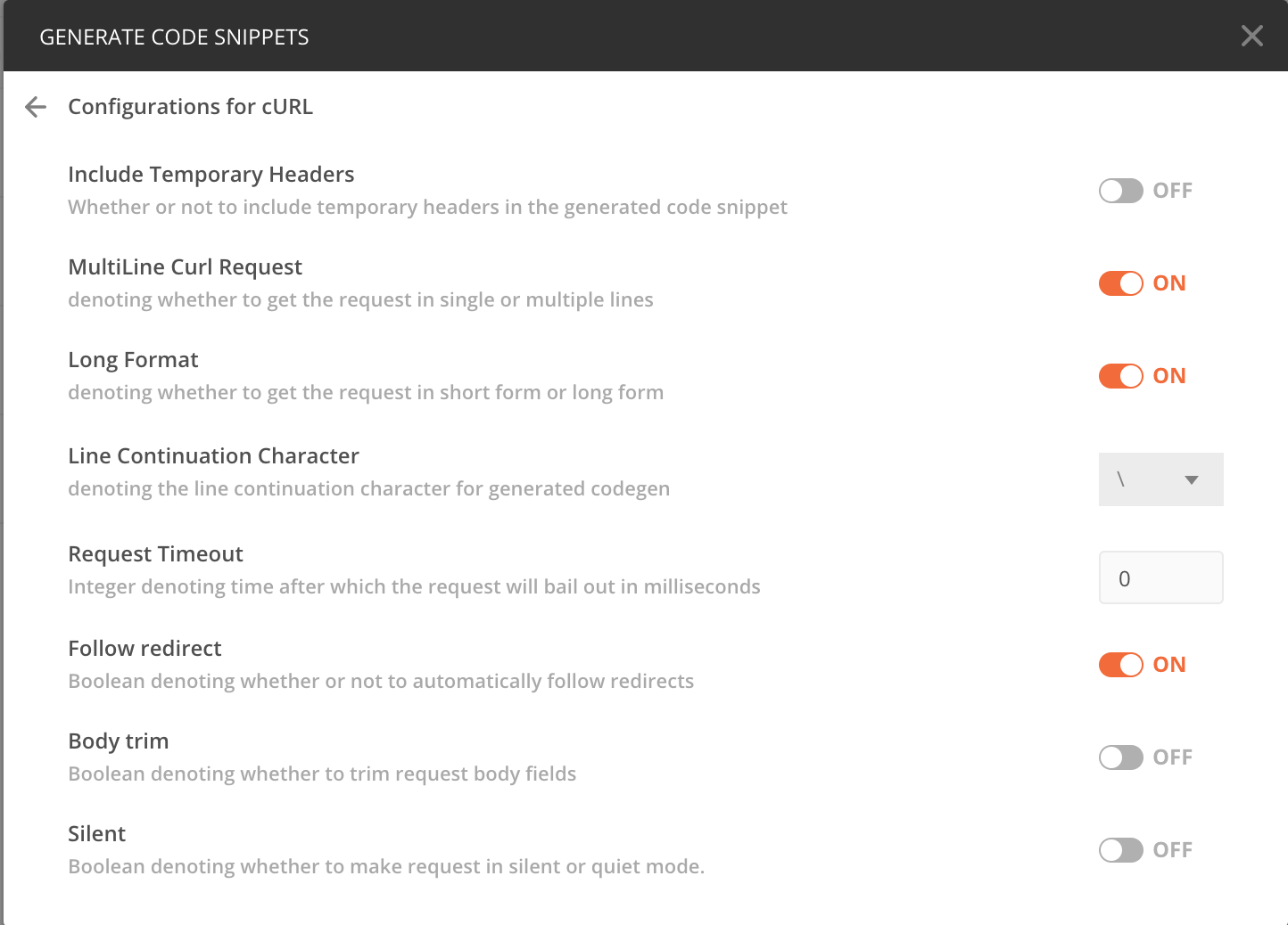 How can I turn off the temporary header added in code generation · Issue #6472 · postmanlabs ...