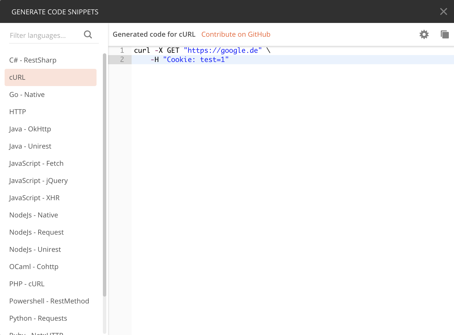 Code generated for curl (and HTTP) is wrong (v7.5.0) · Issue #7223 · postmanlabs/postman-app ...