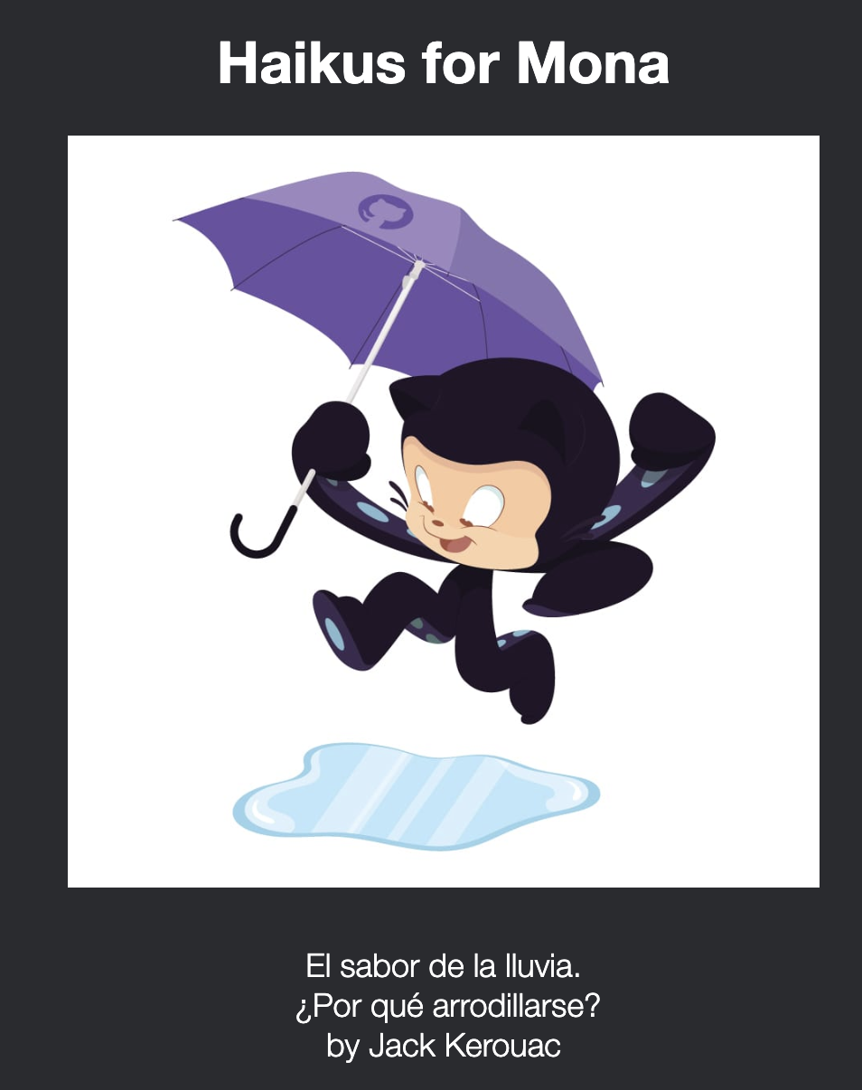 GitHub - AndreaGriffiths11/haikus-para-codespaces-sp: demostracion de codespaces