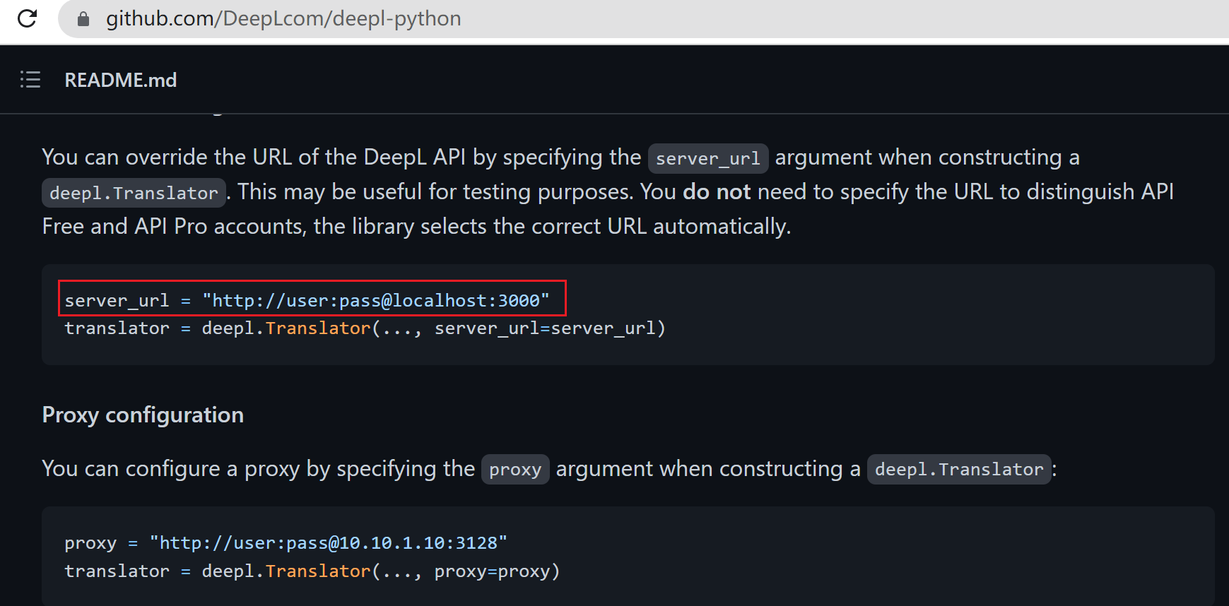 [Feature]override the URL of the DeepL API by specifying the server_url argument · Issue #369 ...