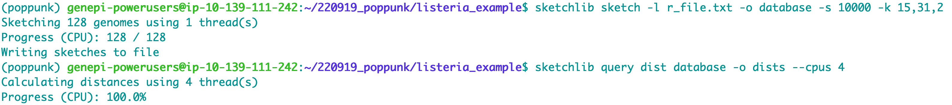 Creating Database Step Gives Error · Issue 221 · Bacpop Poppunk · Github