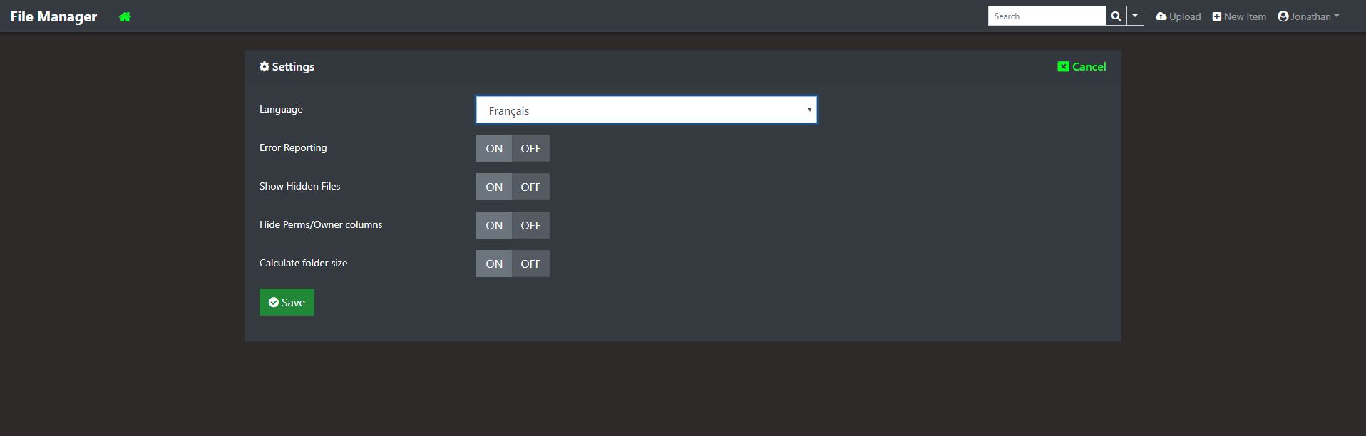 settings not updating · Issue #351 · prasathmani/tinyfilemanager · GitHub