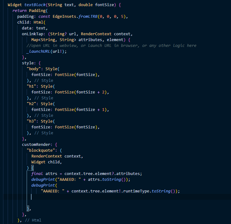 How do you get the HTML as text with a customRender method? · Issue #1034 · Sub6Resources ...