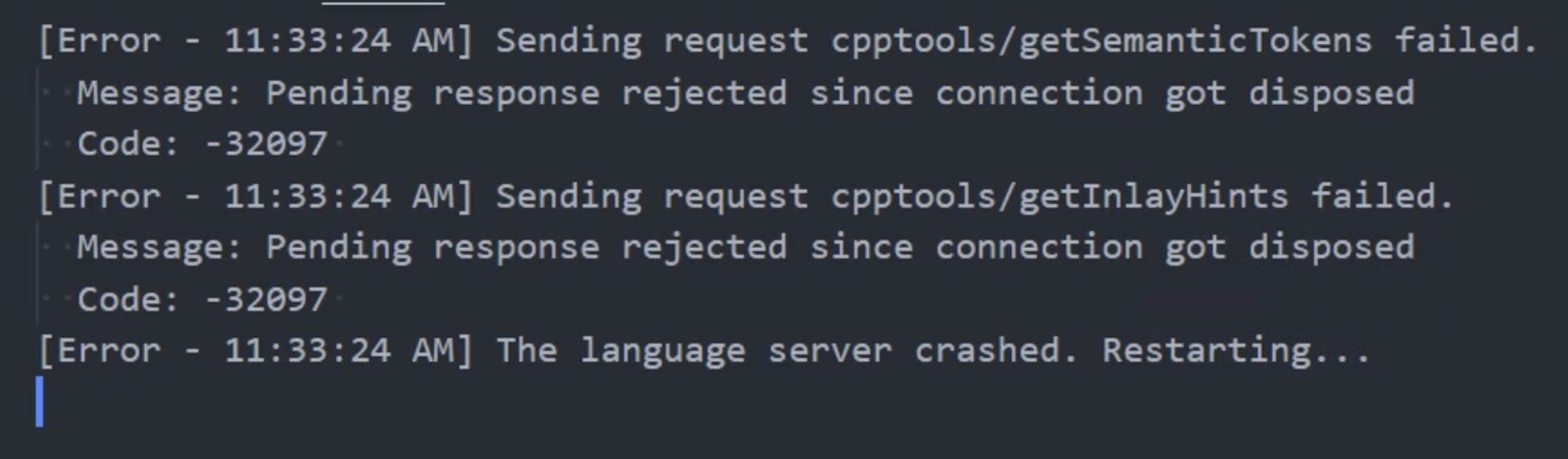 Crash in finish_update_squiggles · Issue #10486 · microsoft/vscode-cpptools · GitHub