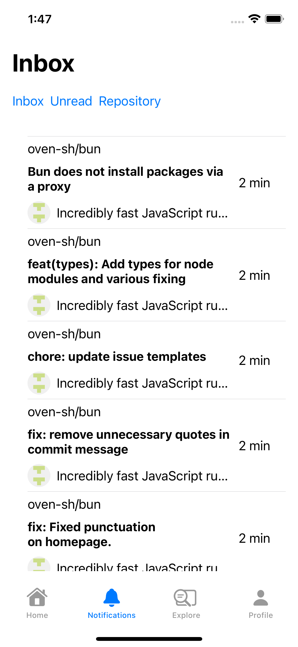 GitHub - linder3hs/github-ios