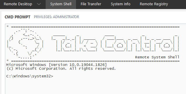 Implement Remote Shell/Terminal capabilities similar to N-Central Take Control · Issue #1174 ...