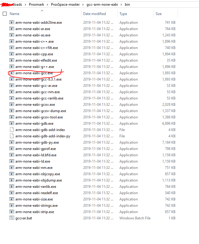 arm-none-eabi-gcc exists but not executing · Issue #479 · RfidResearchGroup/proxmark3 · GitHub