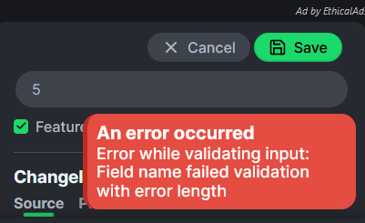 Versions with short names can be created, but not edited · Issue #429 · modrinth/labrinth · GitHub