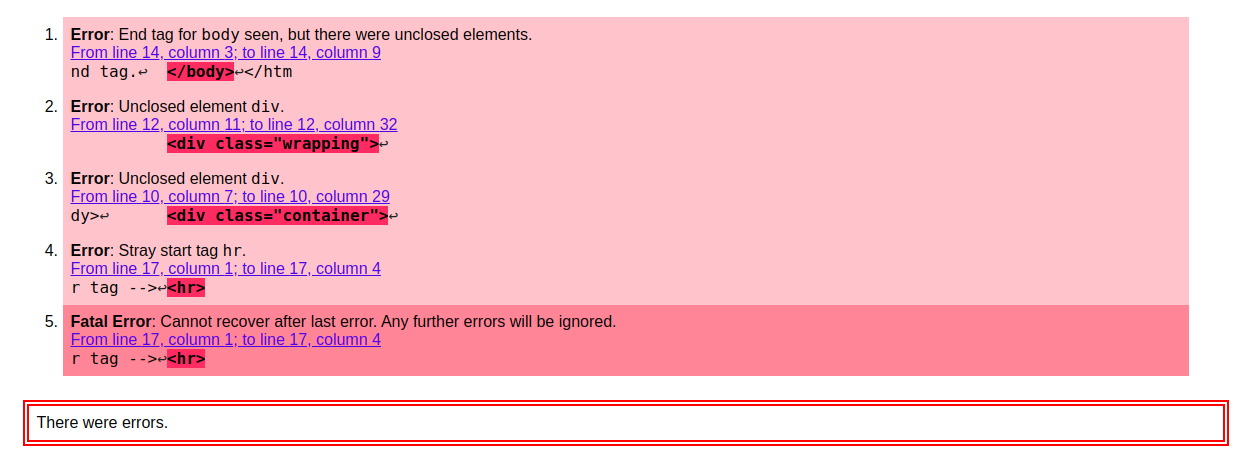 html-proofer failed to pick up html validation errors · Issue #547 · gjtorikian/html-proofer ...