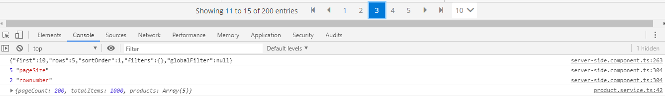 server side pagination event.first return 0 instead of 1 · Issue #8820 · primefaces/primeng · GitHub
