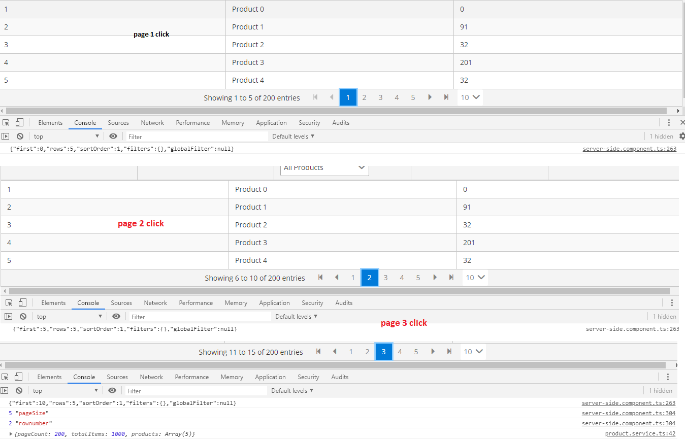 server side pagination event.first return 0 instead of 1 · Issue #8820 · primefaces/primeng · GitHub