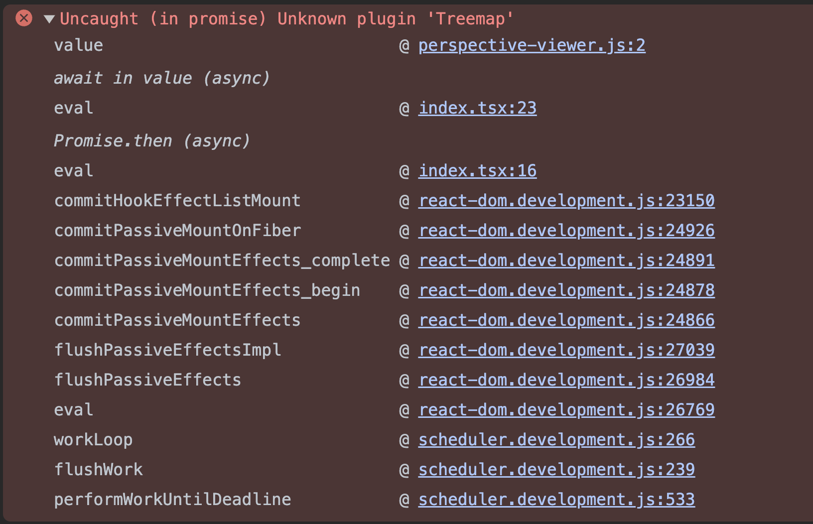 perspective-nextjs: Unknown plugin race condition · Issue #2372 · finos/perspective · GitHub