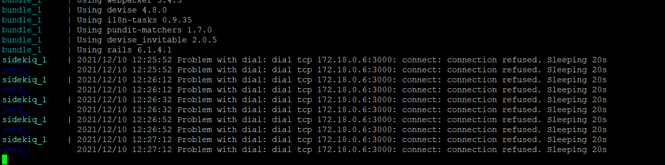 Issue in installation with docker containers · Issue #9532 · forem/forem · GitHub
