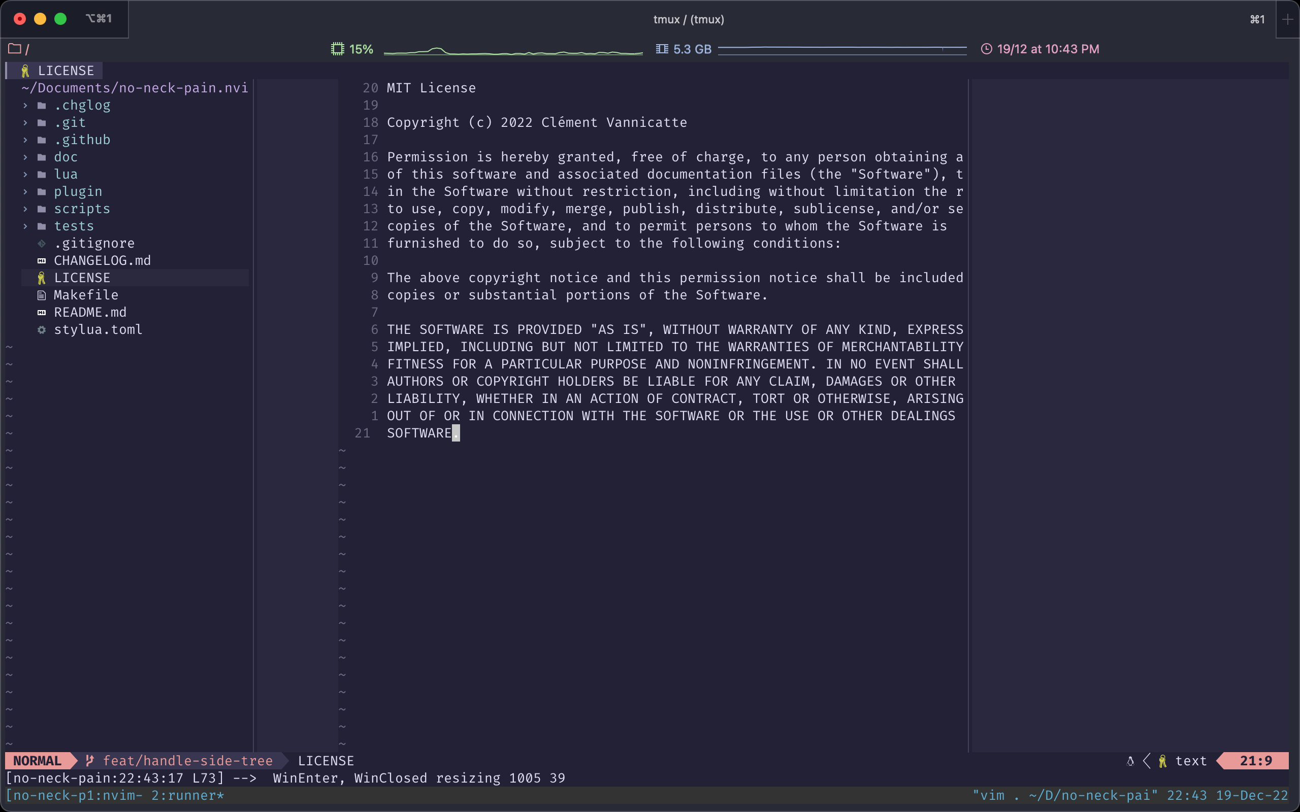 feat: handle side tree by shortcuts · Pull Request #79 · shortcuts/no-neck-pain.nvim · GitHub