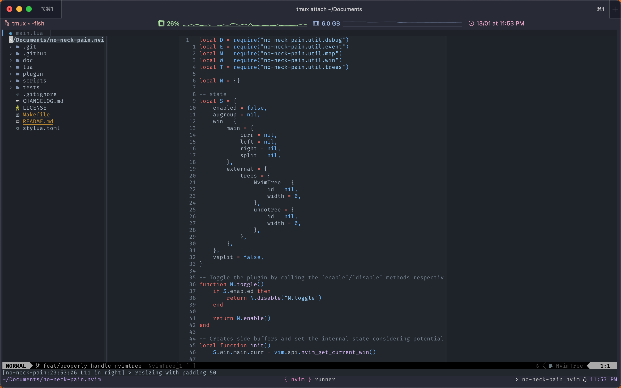 [feat] Hide nvim-tree window when opening · Issue #133 · shortcuts/no ...