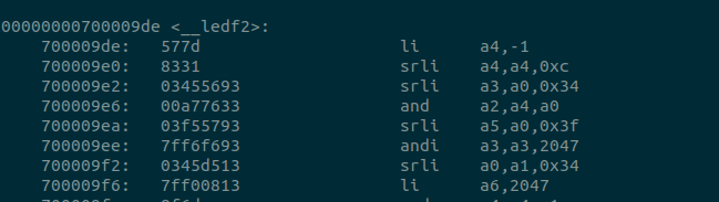 Compiled program with RV64I does not run under Spike with the --isa ...