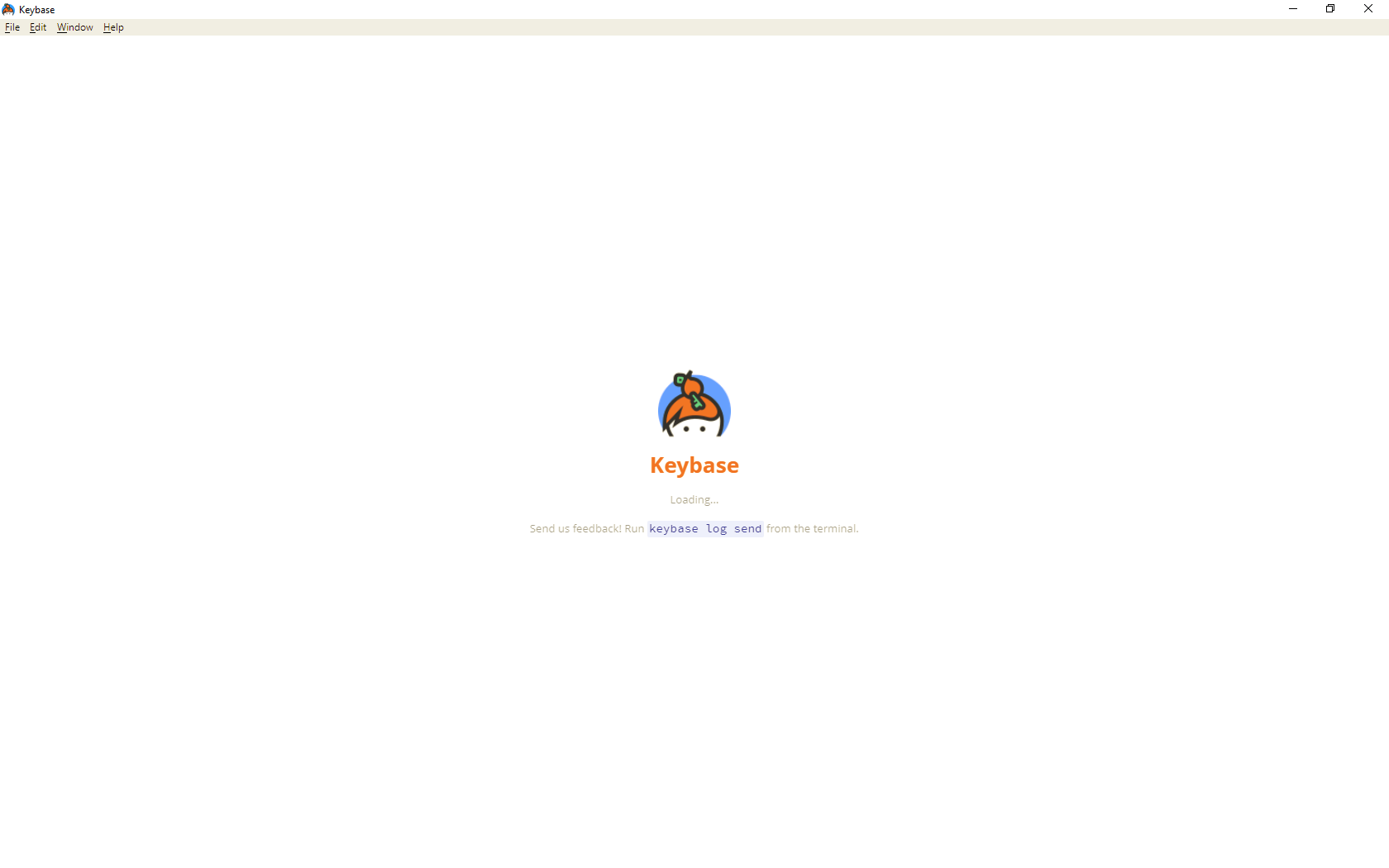 Keybase stuck on "Loading..." on Windows 10 1903 · Issue #18105 · keybase/client · GitHub