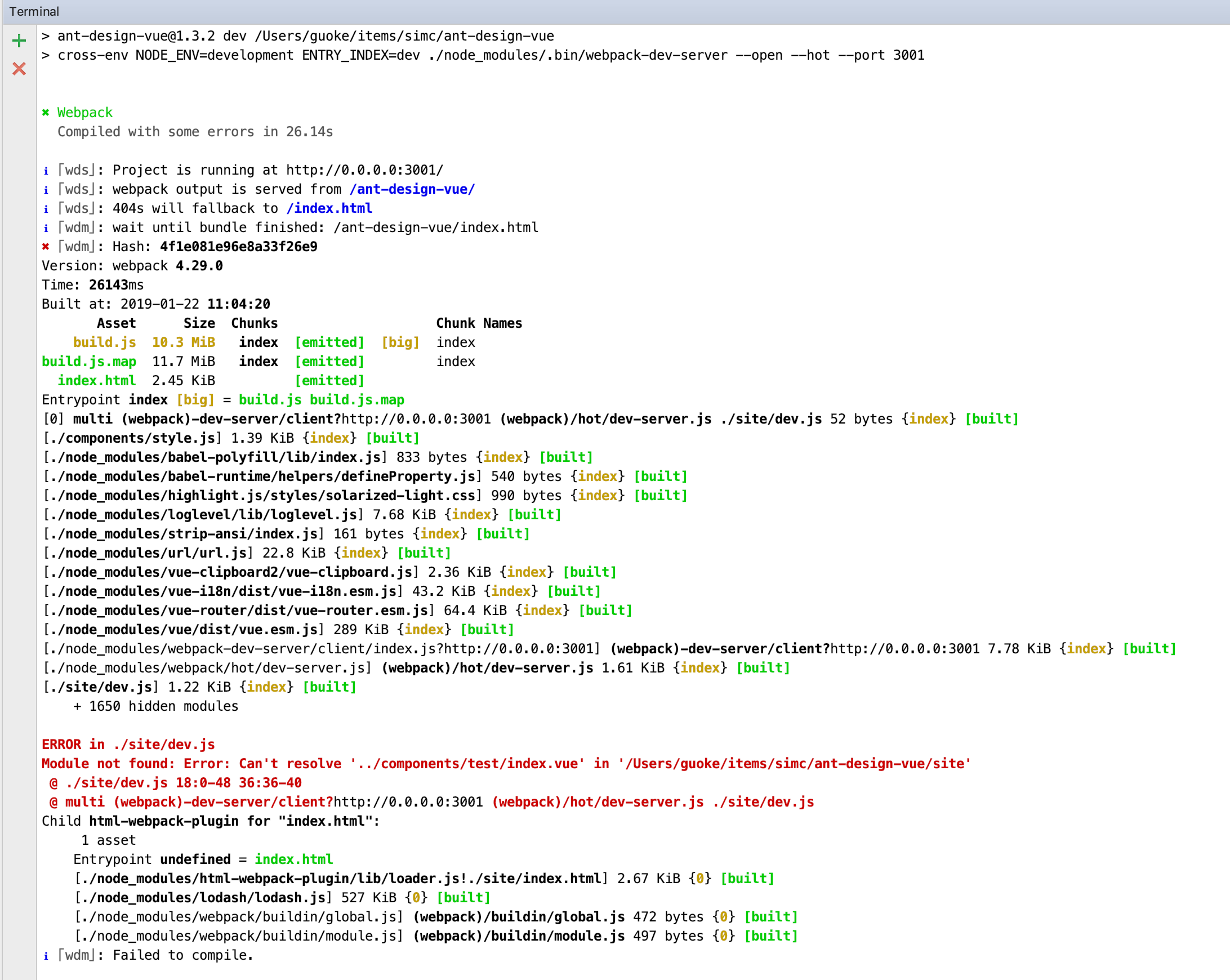 我把示例download 下来之后在本地跑不起来 缺少文件 · Issue 427 · Vuecomponent Ant Design Vue · Github