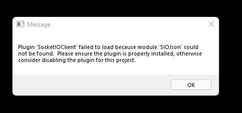 SIOJson not found. · Issue #292 · getnamo/SocketIOClient-Unreal · GitHub