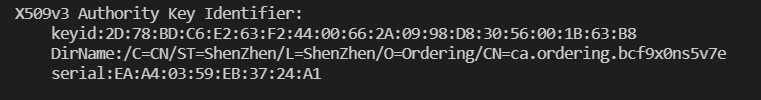How to add DirName and serial to X509v3 Authority Key Identifier · Issue #47096 · golang/go · GitHub
