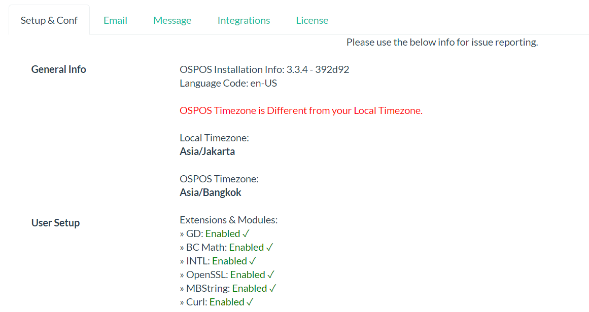 Local Timezone and OSPOS Timezone did not same · Issue #3268 · opensourcepos/opensourcepos · GitHub