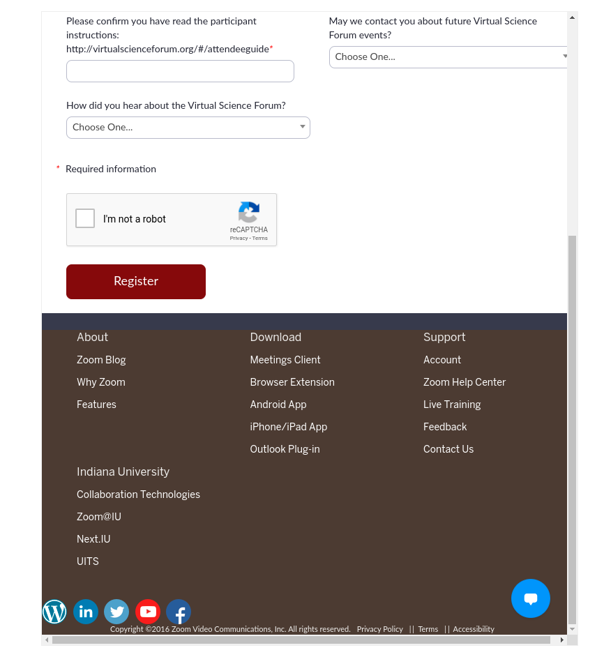 Zoom registration iframe on smartphones · Issue #76 ...