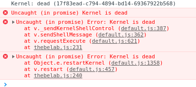Handle binders and kernels dying · Issue #255 · jupyter-book/thebe · GitHub