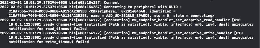 Bluetooth Peripheral Stuck in "Connecting" State On iOS · Issue #838 ...