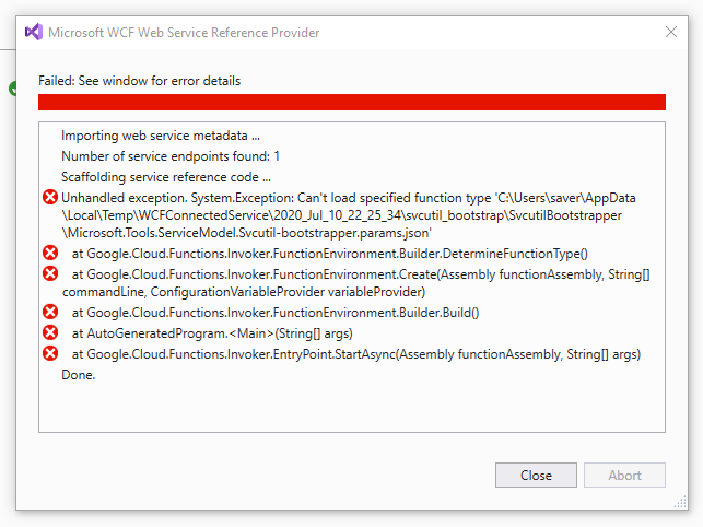 Problem adding a Connected WCF / SOAP service · Issue #99 · GoogleCloudPlatform/functions ...