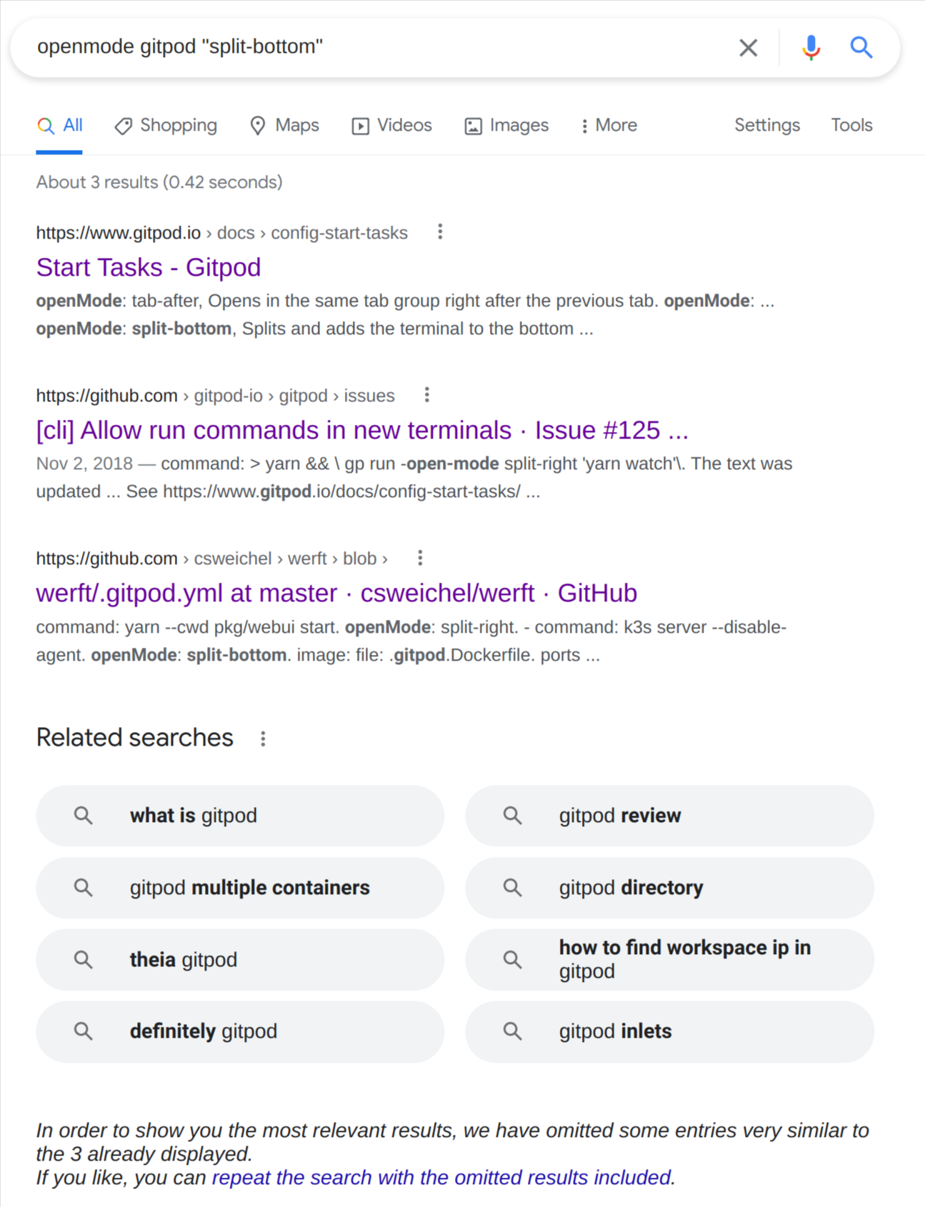 Deprecate unsupported `openModes` · Issue #4340 · gitpod-io/gitpod · GitHub