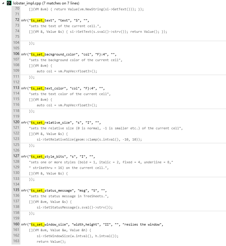 Find the new TS API · Issue #215 · aardappel/treesheets · GitHub