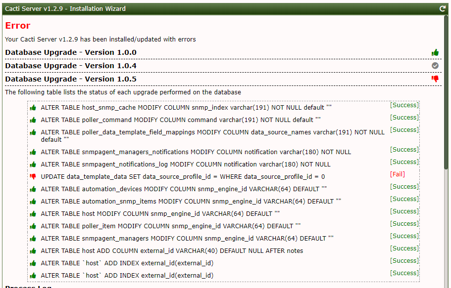 Mariadb errors upgrading 0.8.8h to 1.1.21 · Issue #1002 · Cacti/cacti · GitHub