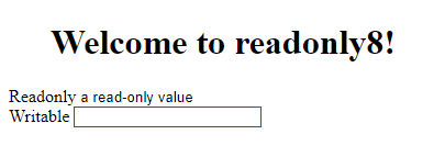 CSS selector :not(:read-only) has no effect with configuration ...