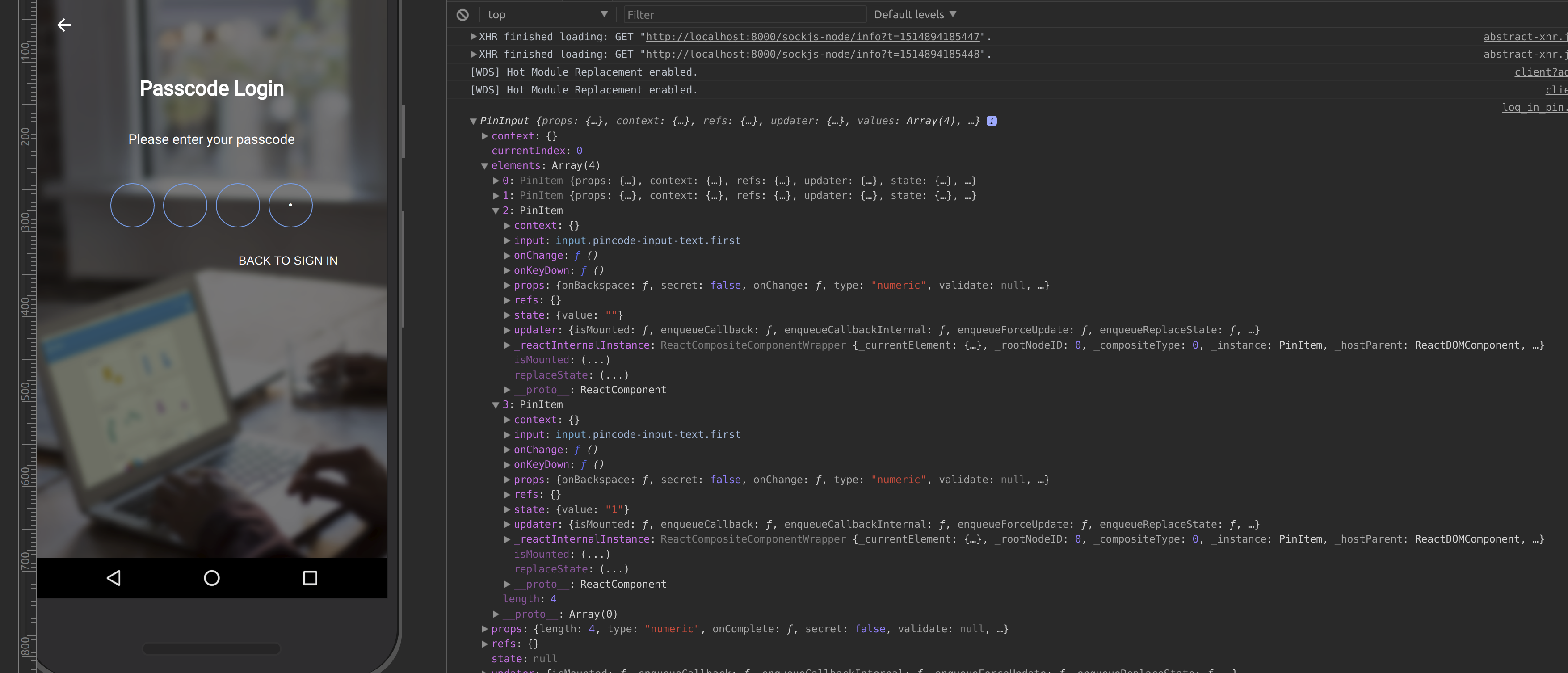 elem.clear() not clearing the last digit · Issue #8 · arunghosh/react-pin- input · GitHub