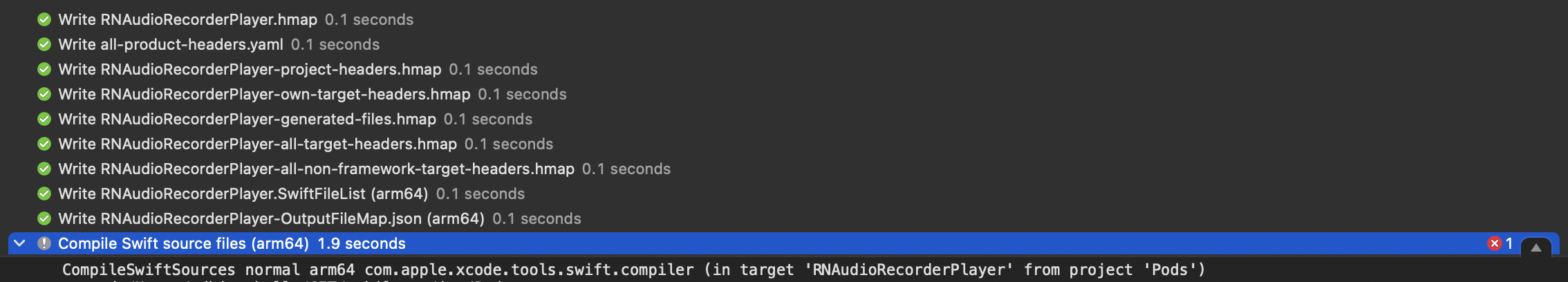 RN 0.66 iOS compatibility? · Issue #398 · hyochan/react-native-audio-recorder-player · GitHub