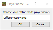 Offline mode not using custom name · Issue #2110 · MultiMC/Launcher · GitHub