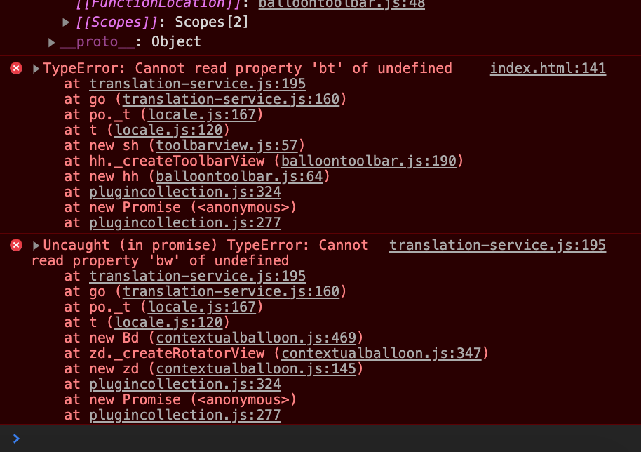 Ckeditor5 Editor Balloon V1900 Throw An Error After Build · Issue