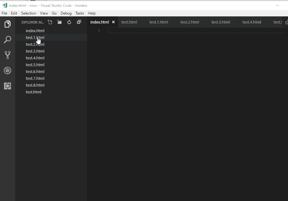 Rename navigation not working properly · Issue #39246 · microsoft/vscode · GitHub