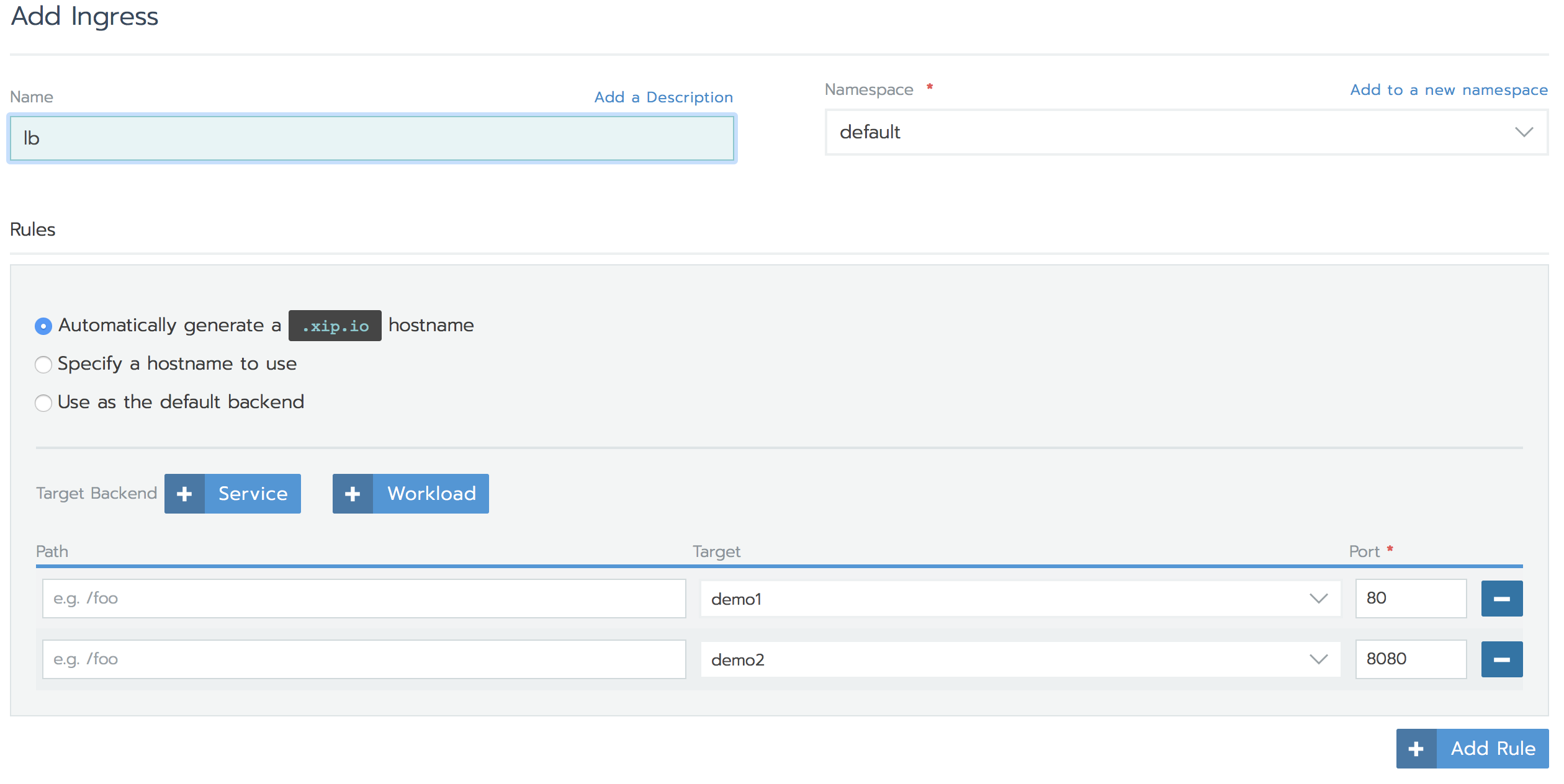 Ingress Cannot Configure Multiple Backends On One Frontend · Issue 15312 · Rancherrancher · Github
