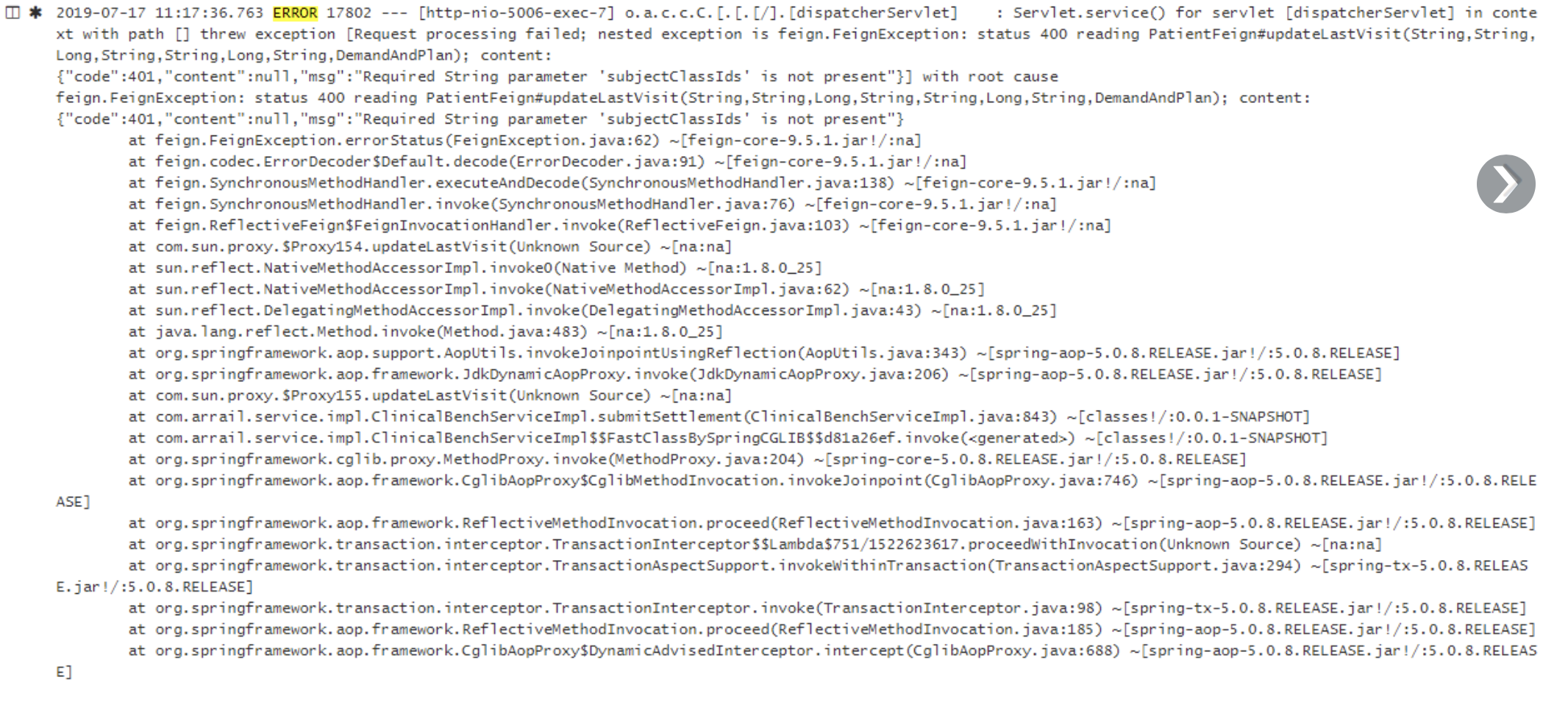 Java stack log multi-line matching collection · Issue #21900 · rancher/rancher · GitHub