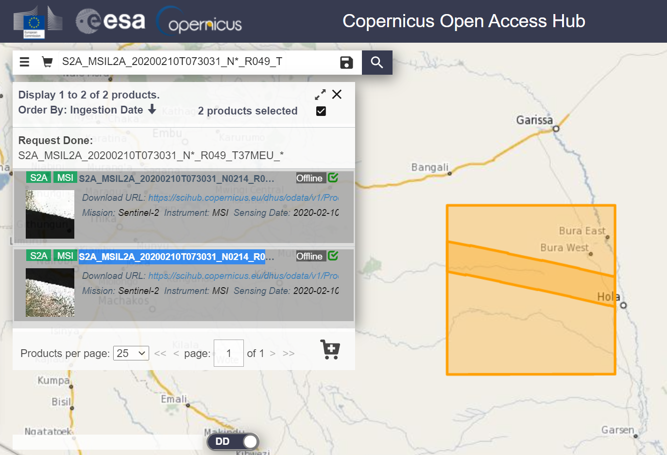 Duplicate scene ids for scenes with same geometry / datetime but different receiving stations ...