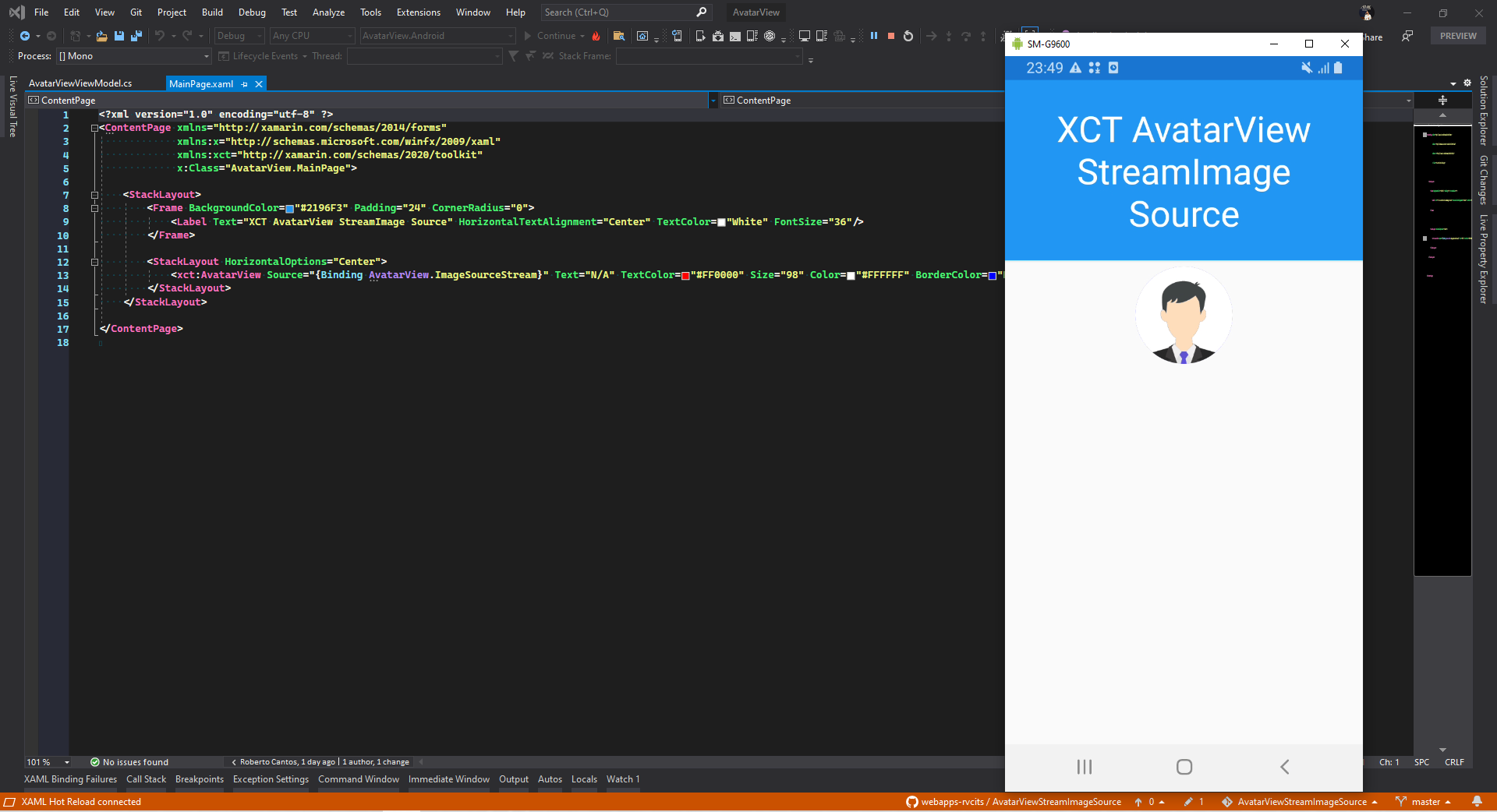 [Bug] AvatarView display no image from StreamImage source · Issue #1310 ...