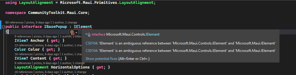 IElement ambiguous reference · Issue #4225 · dotnet/maui · GitHub