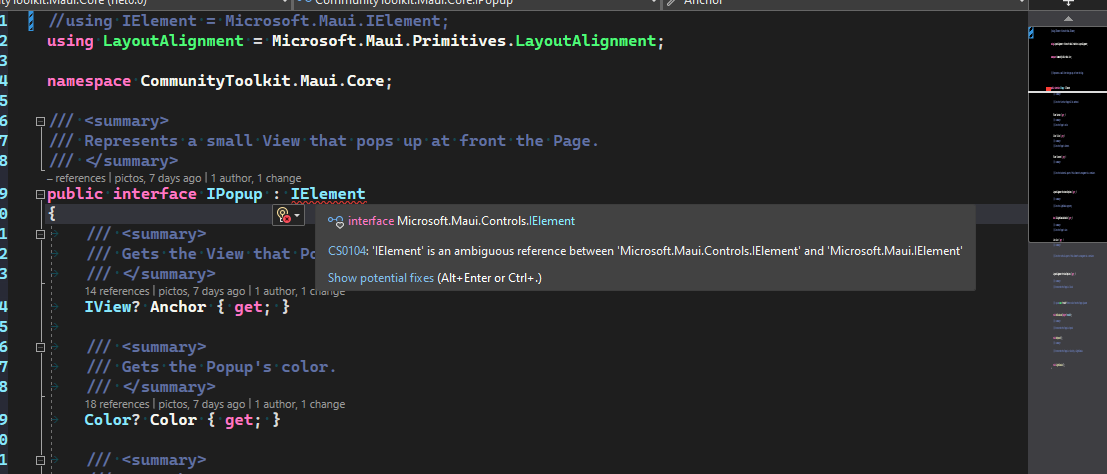 IElement ambiguous reference · Issue #4225 · dotnet/maui · GitHub