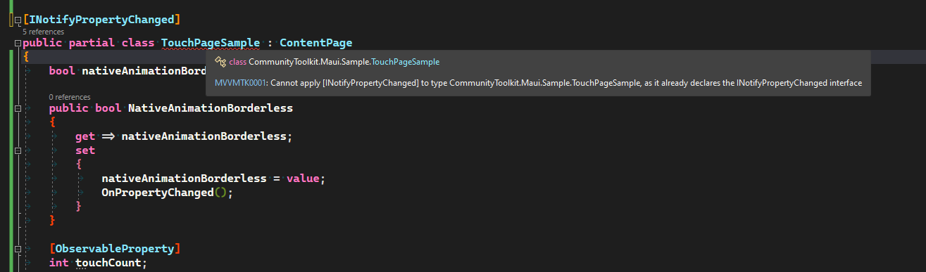 Mvvm Source Generator Doesnt Check All The Inheritance Chain · Issue 470 · Communitytoolkit 9205