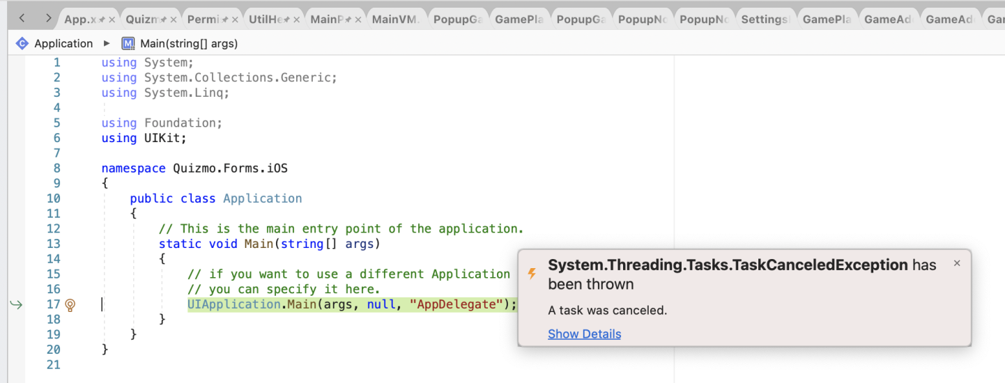 [Bug] AvatarView is crashing due to Cancellation Task · Issue #588 ...