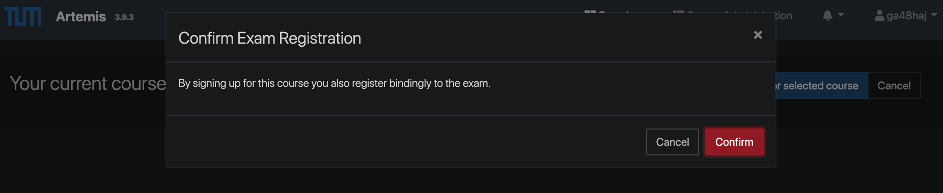 All courses missing and reenrollment is possible · Issue #1103 · ls1intum/Artemis · GitHub