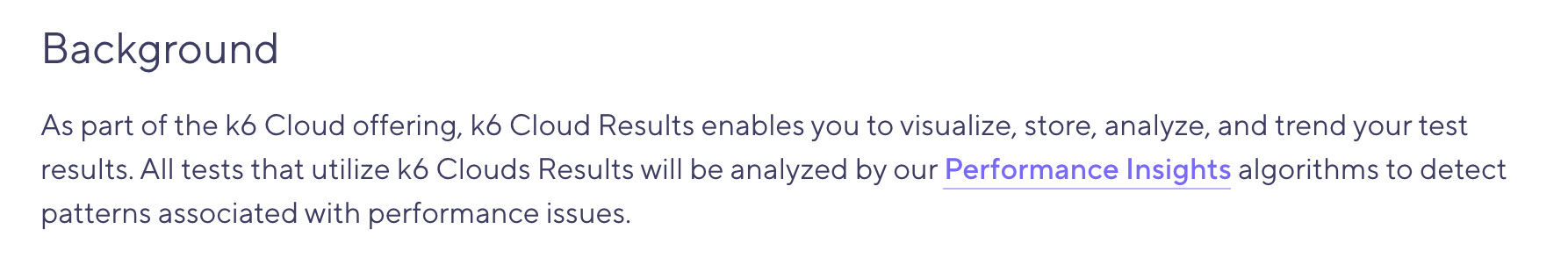 Broken link on the Cloud / Analyzing Results / Overview page · Issue #636 · grafana/k6-docs · GitHub