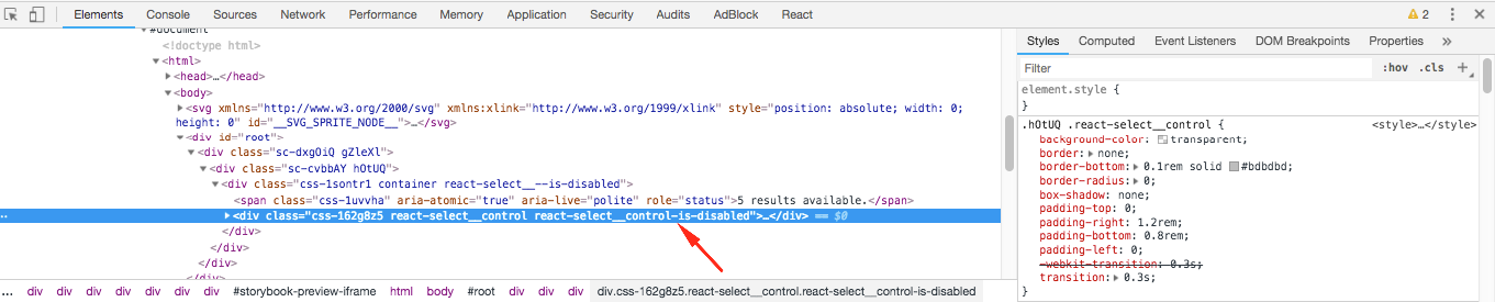 [v2.0] Missed dash in className modifier · Issue #2713 · JedWatson/react-select · GitHub